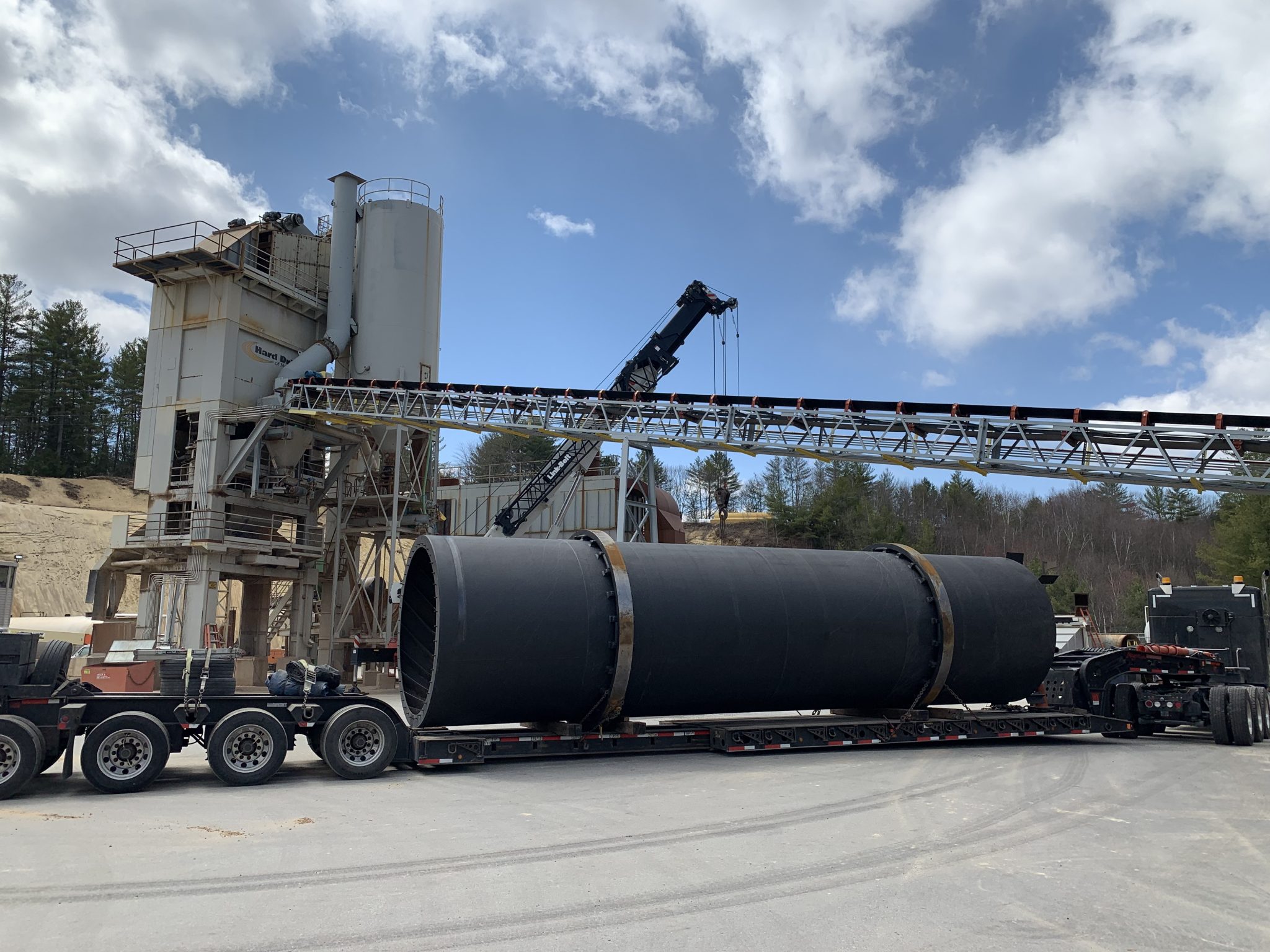 112″ x 38′ McCarter Dryer – 5/8″ shell – Asphalt Producers Service