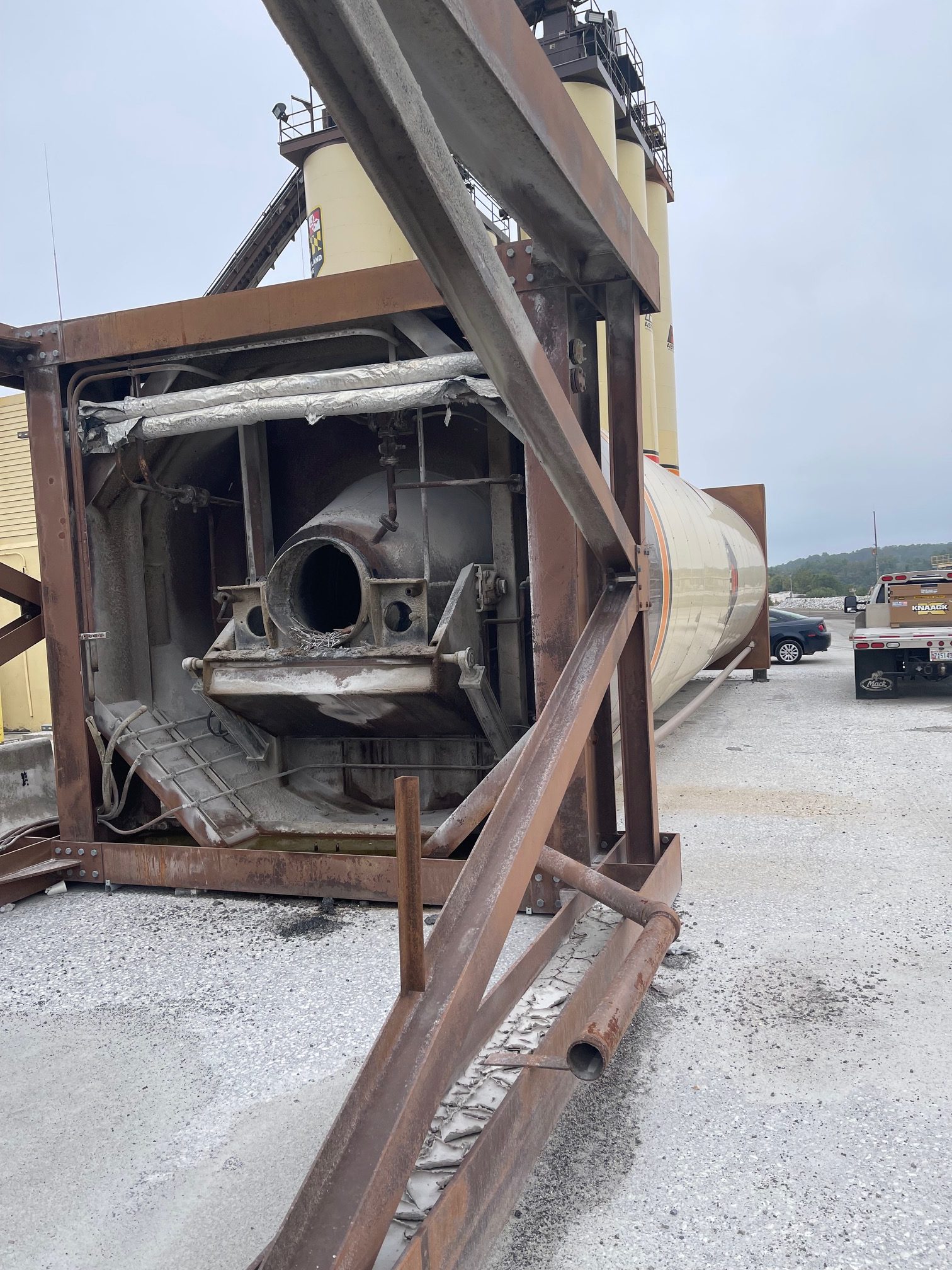 APS #SI013 – 1997 Single Astec 225 Ton Silo – Asphalt Producers Service