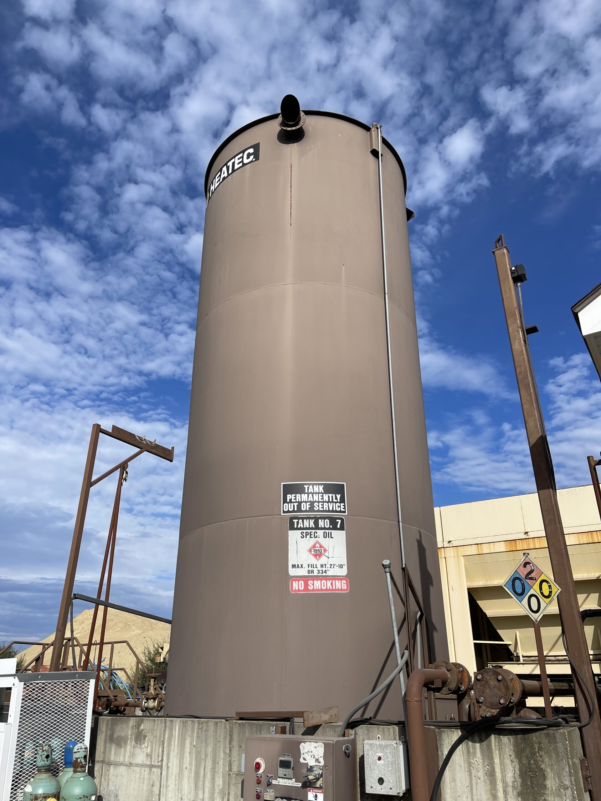 MSC#002 – 20,000 Double Walled Astec Fuel Storage Tank – Asphalt ...